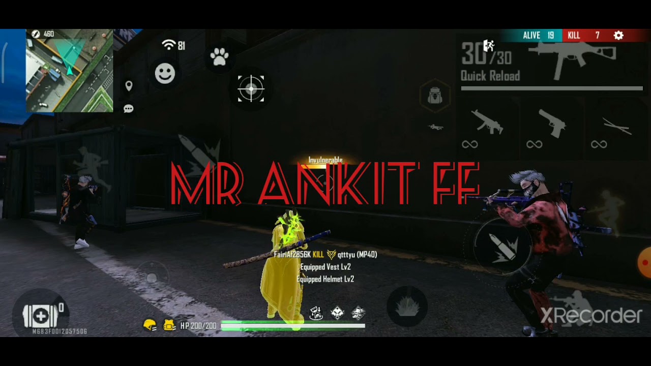 FF STATUS MR ANKIT FF - YouTube