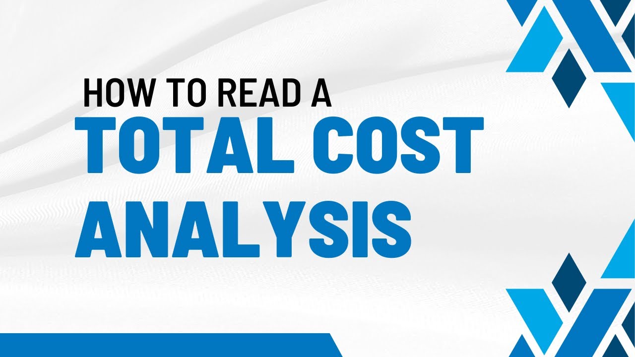 How to read a Total Cost Analysis. Understanding Your Mortgage Options - YouTube