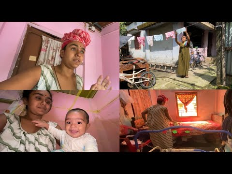 Cleaning vlog new 🧼 desi cleaning vlog new🚿 morning and evening village lifestyle vlog 📷indian vlog🍱