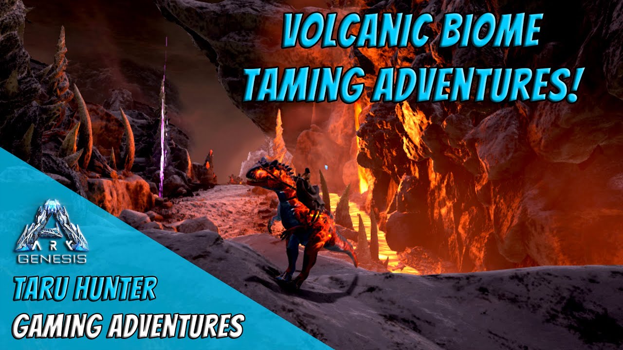 Ark Genesis EP10 Lava Biome Taming Adventures - YouTube