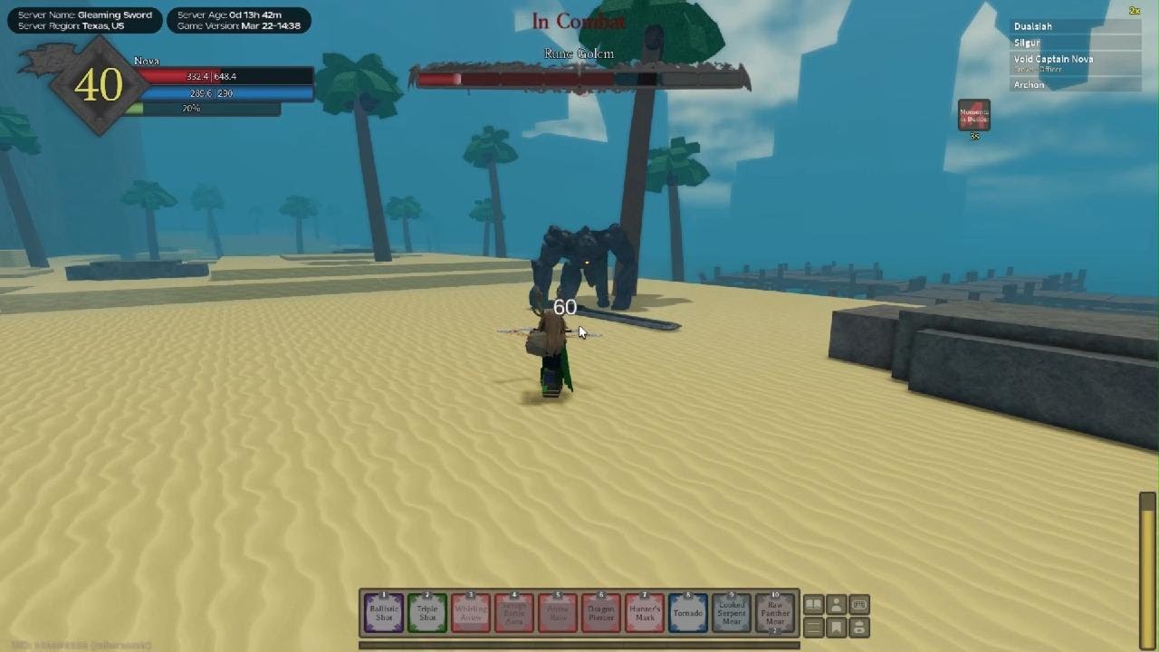 Solo Rune Golem - YouTube