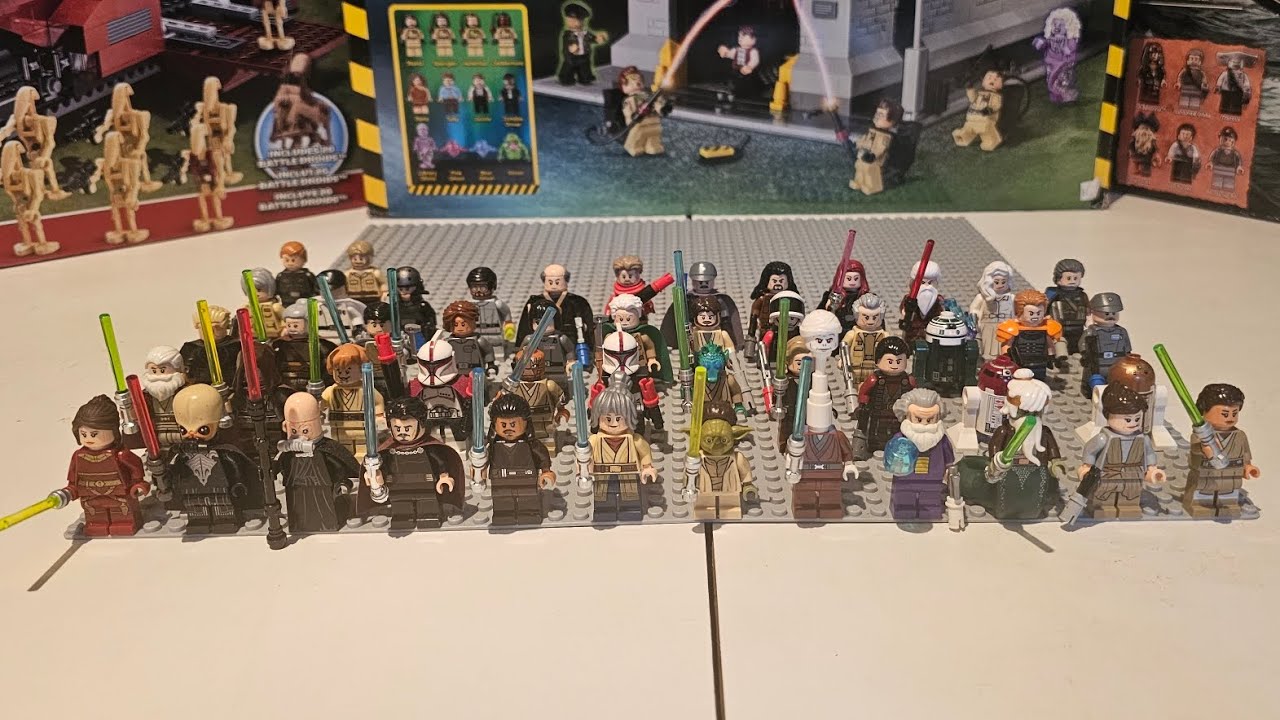 Purist Custom Star Wars Lego Minifigures 2025 update - YouTube