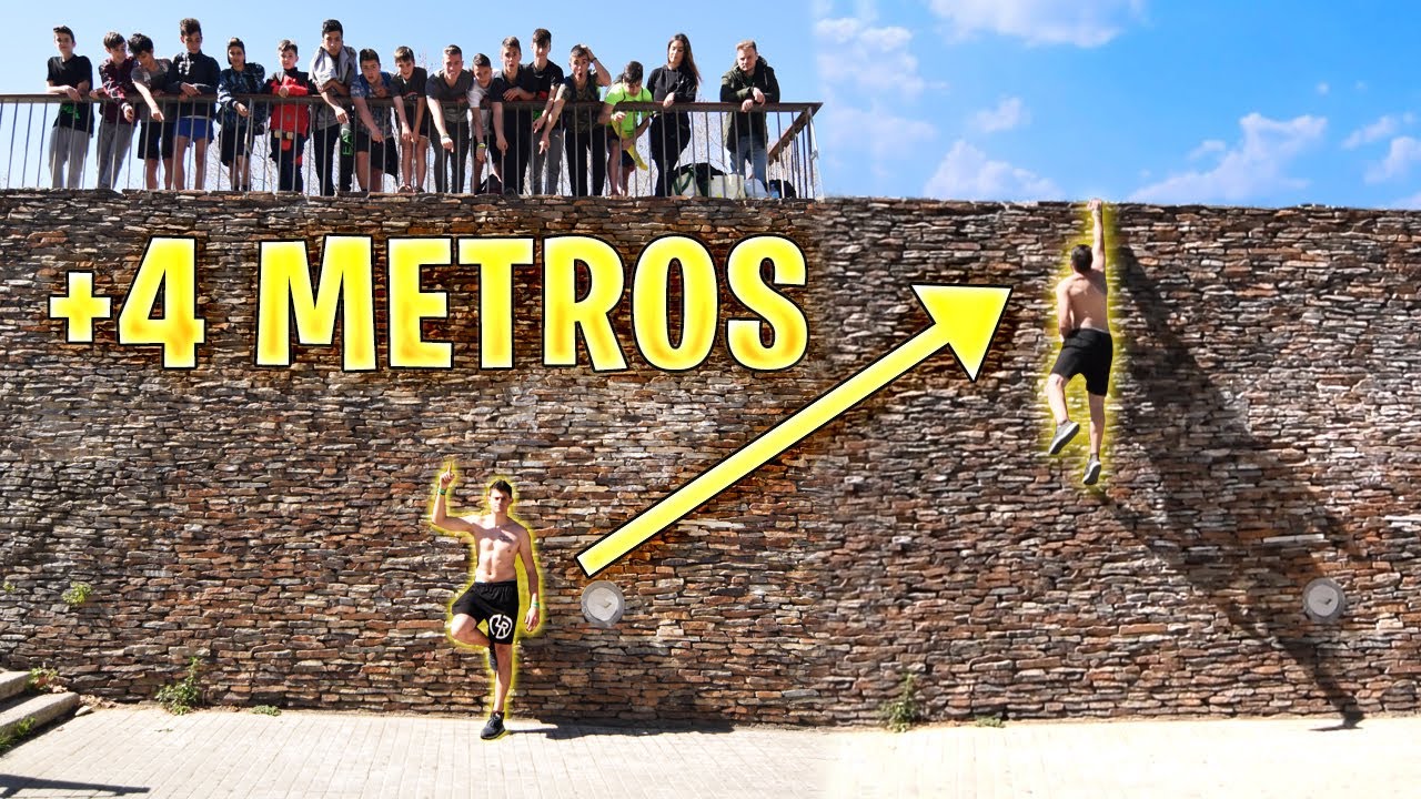 LA PARED MÁS ALTA QUE HE SUBIDO haciendo PARKOUR🔥 (+4 METROS) | Álex Segura LR - YouTube