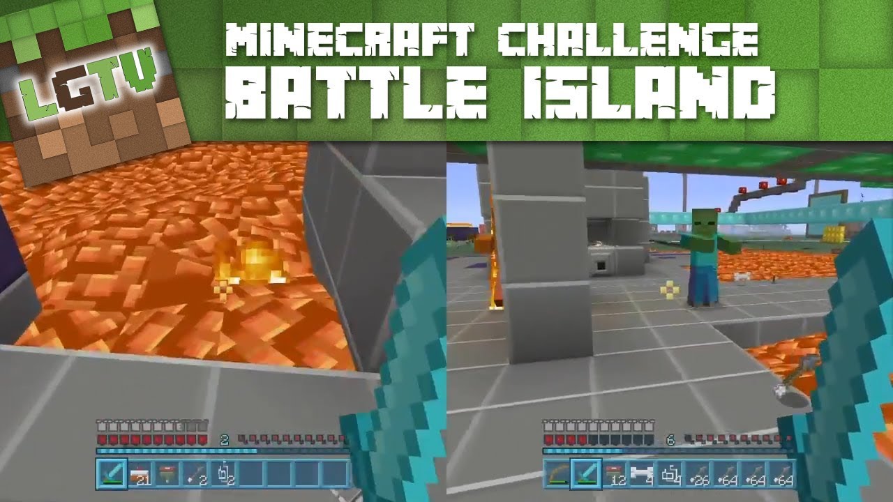 Battle Island Challenge - Minecraft (PS4) - YouTube