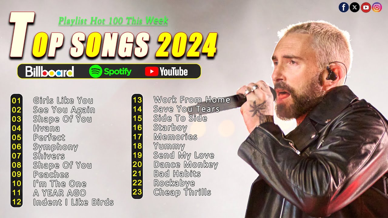 Top Hits 2024 🔥 New Popular Songs 2024 🔥 Best English Songs ( Best Pop ...