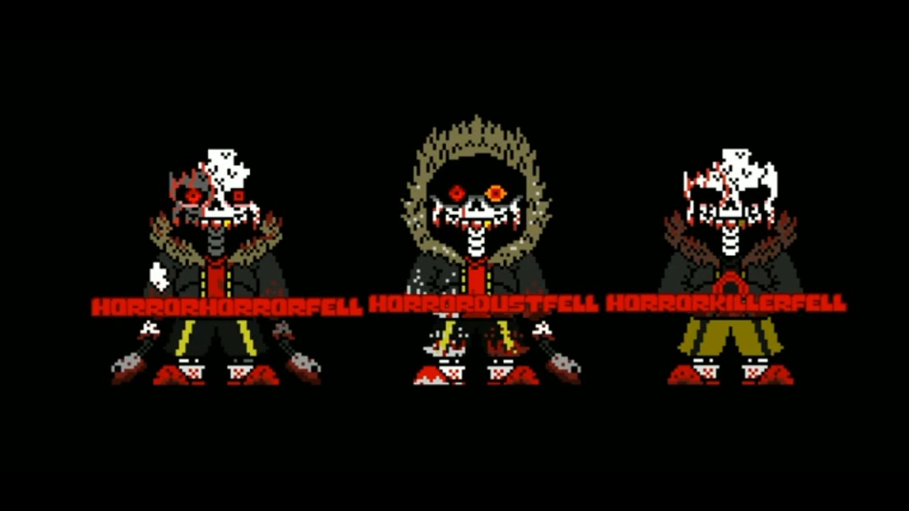 HORRORHORRORFELL | HORRORDUSTFELL |HORRORKILERFELL | Bloody time trio ...