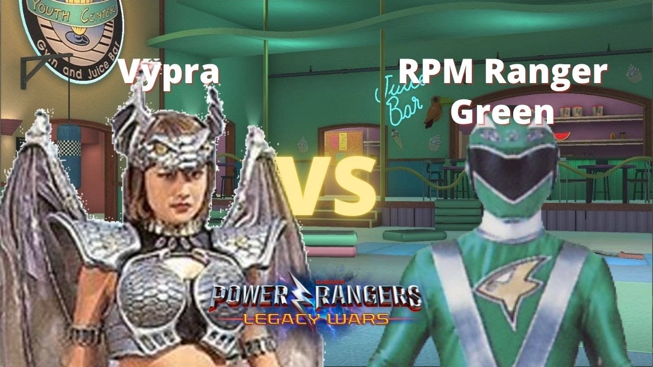 Demons General Vypra vs RPM Ranger Green Ziggy Grover - Power Rangers ...
