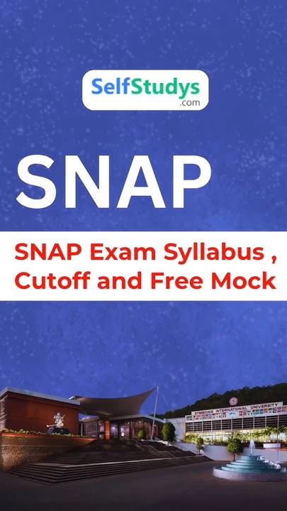 Snap exam syllabus and pattern | SNAP Free Mock | SBIN | #MBA #Snapexam ...