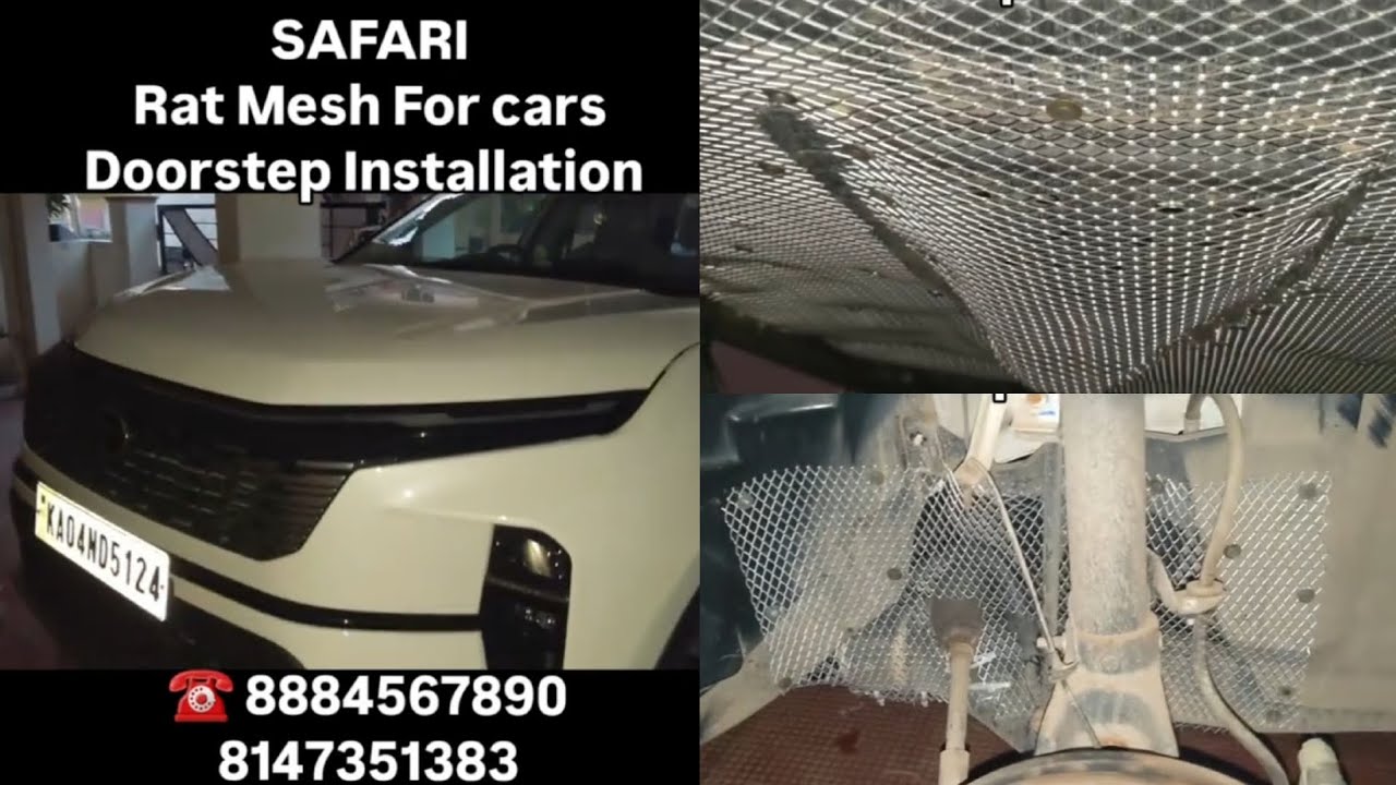 Tata Safari | Rat mesh for cars | Doorstep Installation | ☎️ 8884567890 ...
