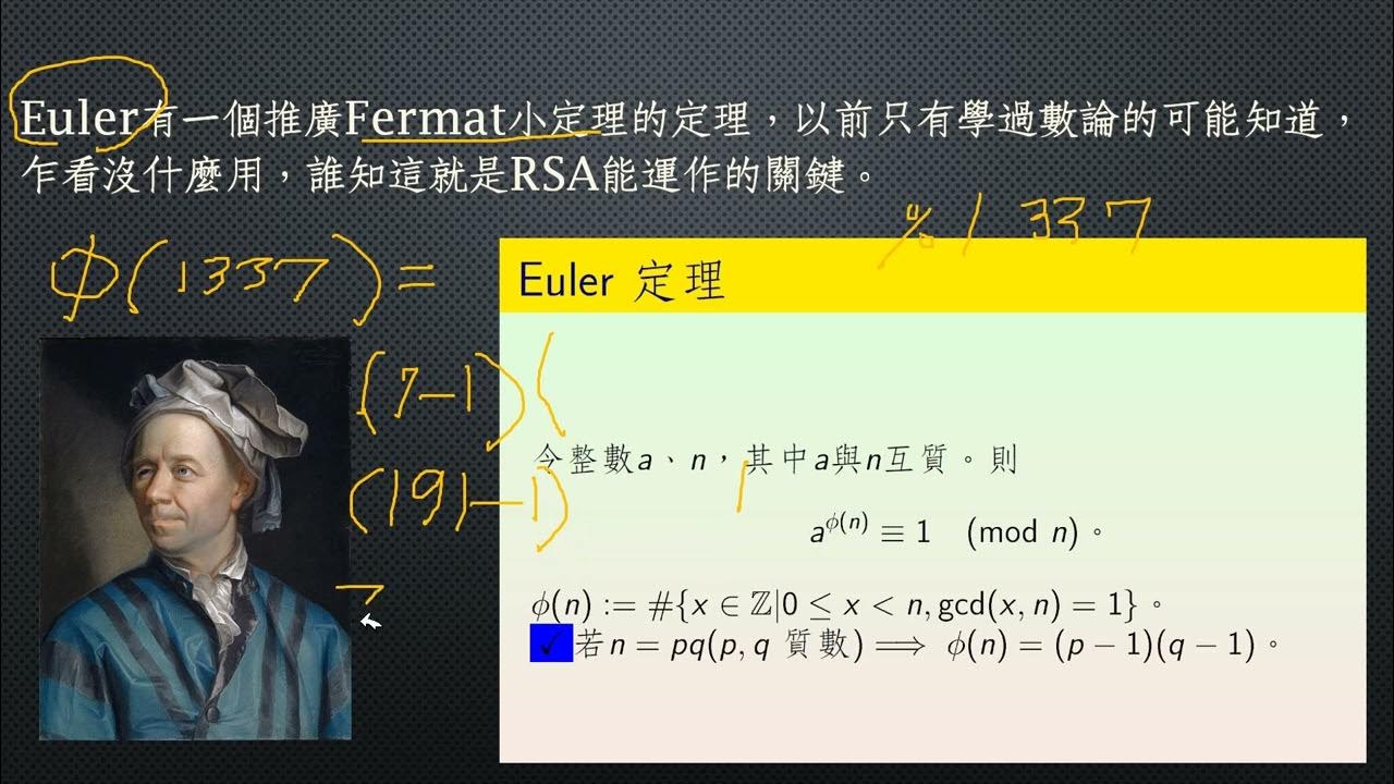 RSA演算 Euler定理解答LeetCode 372 Super Pow--C,C++,Python實作[字幕請開] - YouTube