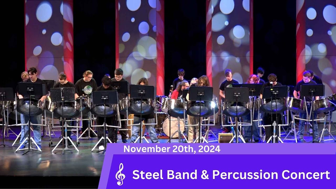 2024 Fall Steel Band and Percussion Concert - YouTube