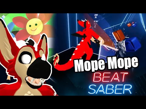 !!Horror Warning!! LeaF - Mope Mope | Beat Saber | Angel Dragon | Full ...