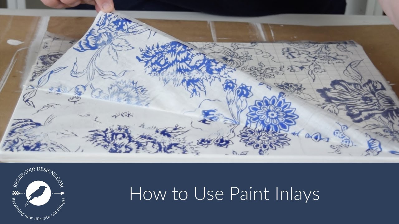 How To Use IOD Paint Inlays - YouTube
