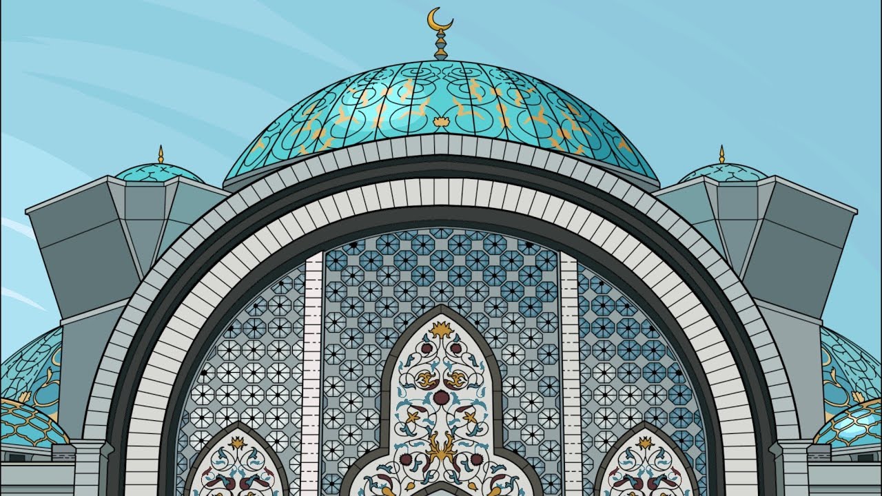 Federal Territory Mosque - Kuala Lumpur, Malaysia | paint-by-number ...