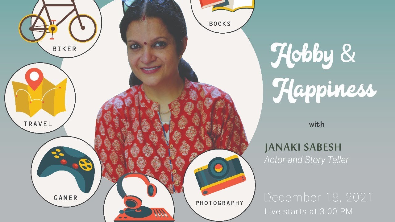 San Live Meet - Hobby and Happiness by Ms.Janaki Sabesh, Actor and ...