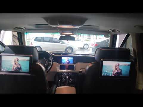 RANGE ROVER MULTİMEDYA ARKA EĞLENCE ÇALIŞMAMIZ..
