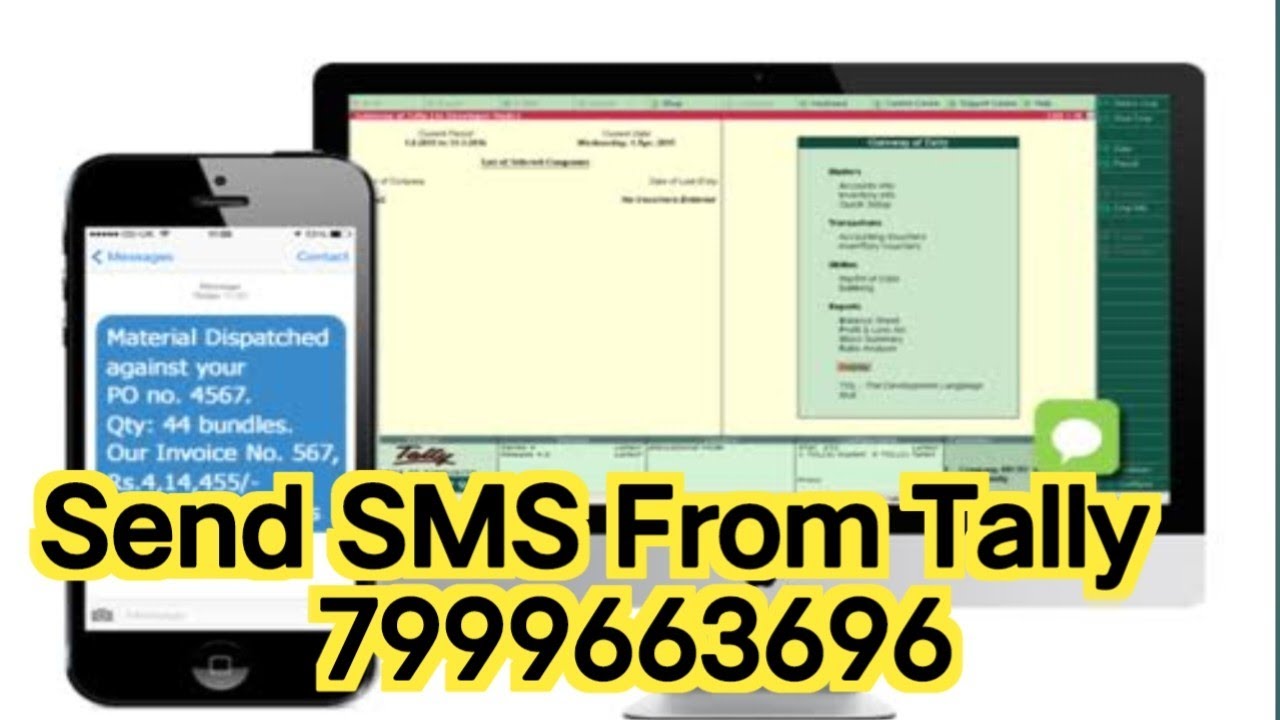 SMS TDL For Tally,Send Sms From Tally for Any Transaction ,Tally To SMS ...