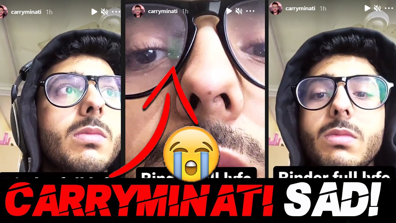 CARRYMINATI CRYING ON INSTAGRAM STORY | CARRYMINATI BREAKUP ...