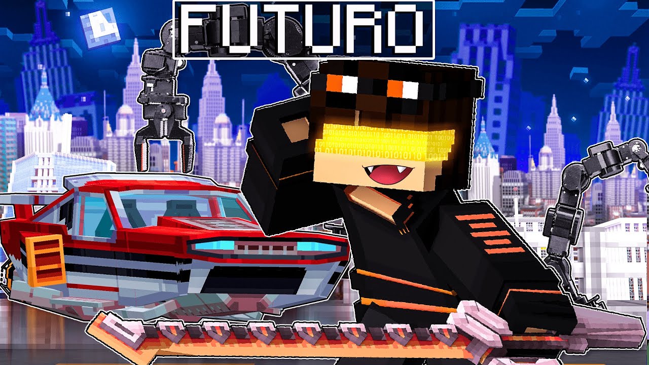 JOGANDO como um GAROTO do FUTURO no Minecraft! - YouTube