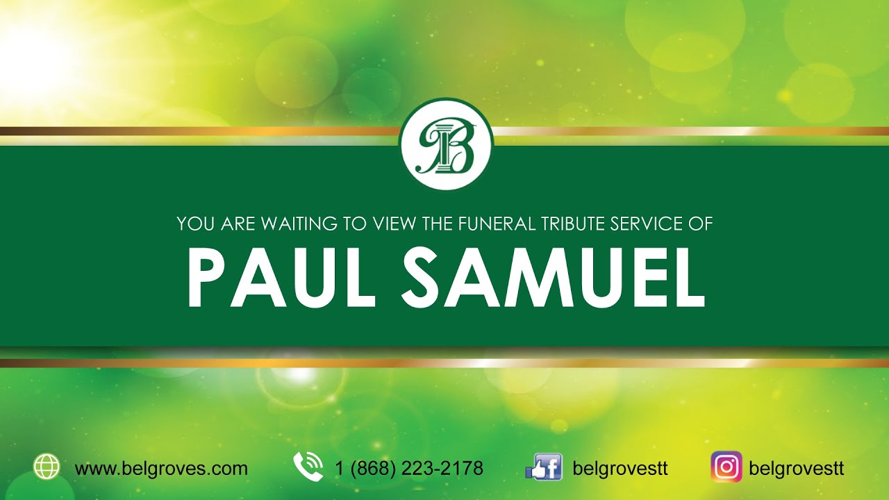 Paul Samuel Tribute Service - YouTube
