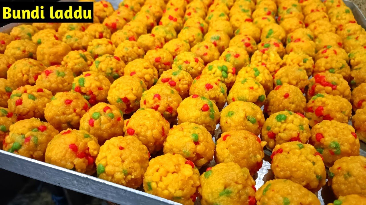 बूंदी लडडू की रेसिपी | halvai style Bundi ke laddu kaise banate hain ...