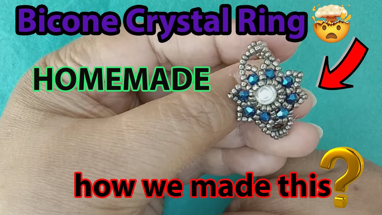 Bicone Crystal Ring. - YouTube