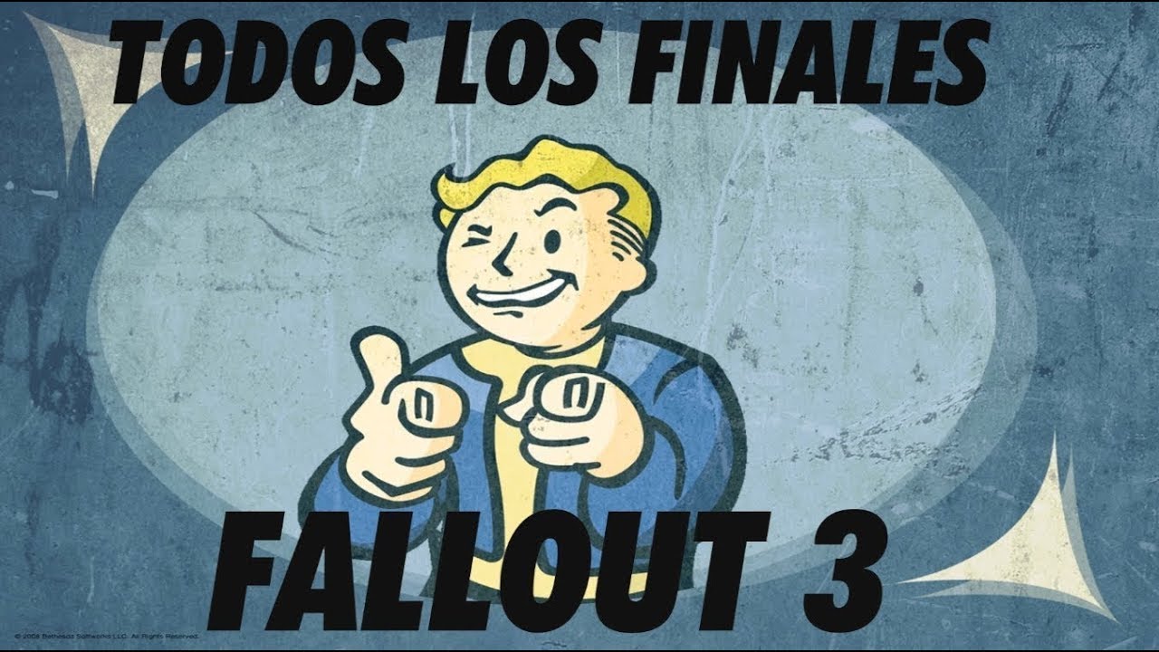 TODOS LOS FINALES DE FALLOUT 3 EN ESPAÑOL ☢️☢️☢️ - YouTube