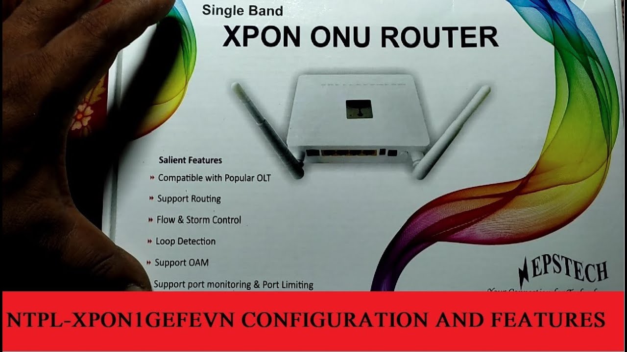 NEPSTECH HG8546 XPON Features And Configuration I 2.4 Ghz Onu With Wi ...