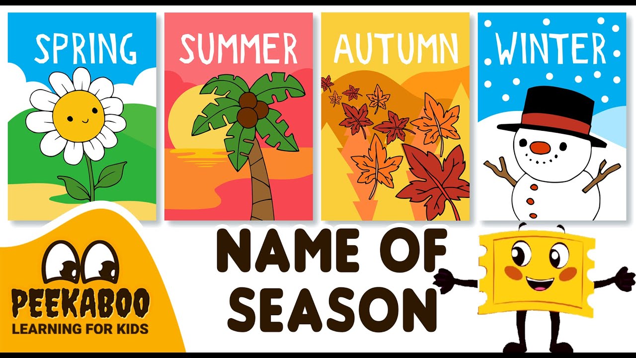 Four Seasons - 4 seasons in a year Peekaboo (Learning for Kids) - Fun ...