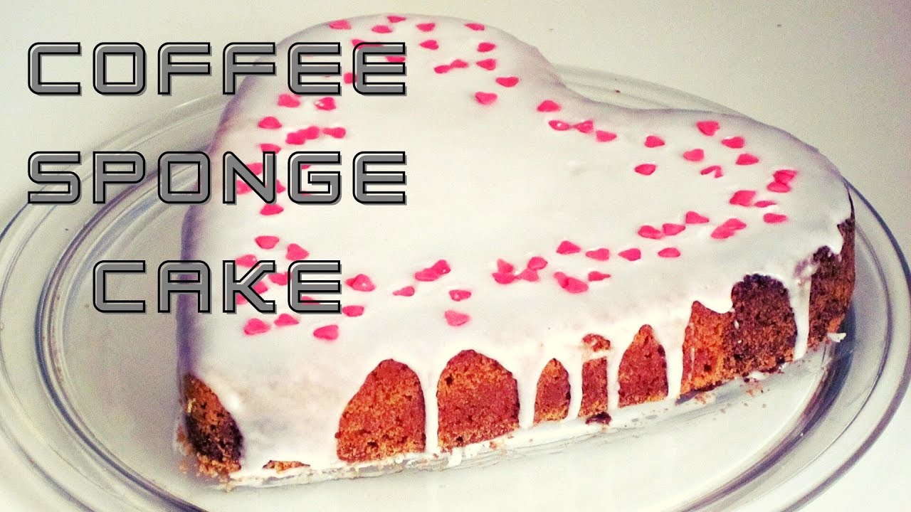 How to make Coffee Sponge Cake - Soft Cake - YouTube