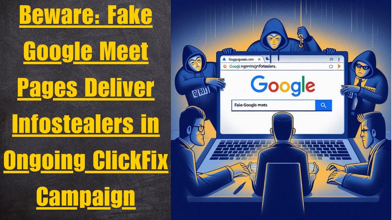 Beware: Fake Google Meet Pages Deliver Infostealers in Ongoing ClickFix Campaign - YouTube