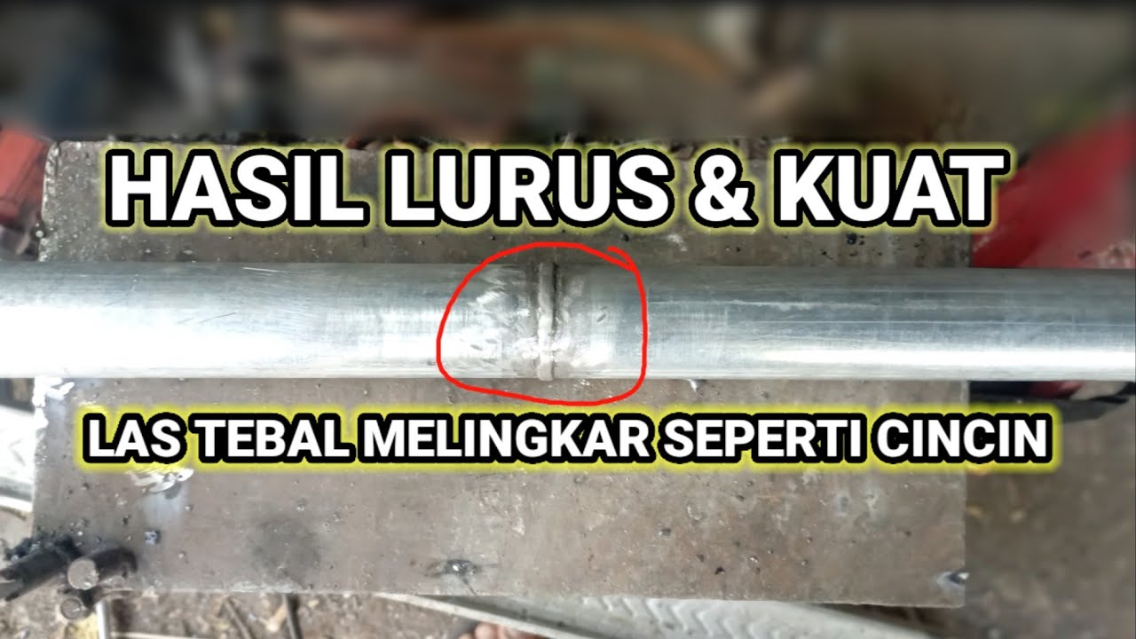 Cara Mudah Sambung Pipa Panjang. Agar Hasil Lurus Dan kuat. Hasil Las ...