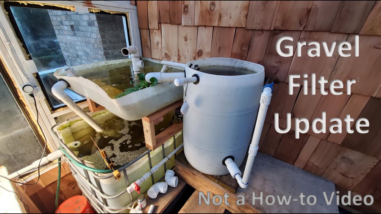 Easy Gravel Filter Update / Where is it now - YouTube