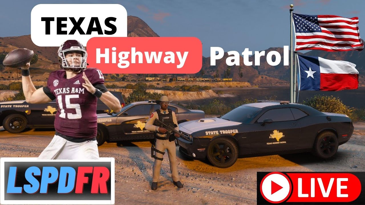 Playing GTA 5 as A TEXAS STATE TROOPER | TEXAS Highway Patrol ...