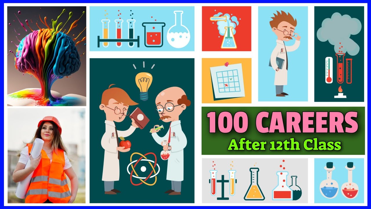 100 CAREER OPTIONS AFTER 12th | perfect info - YouTube