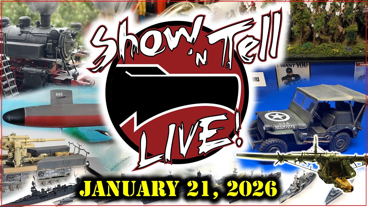 Squadron Model Show 'n Tell LIVE!! January 19, 2026 - YouTube