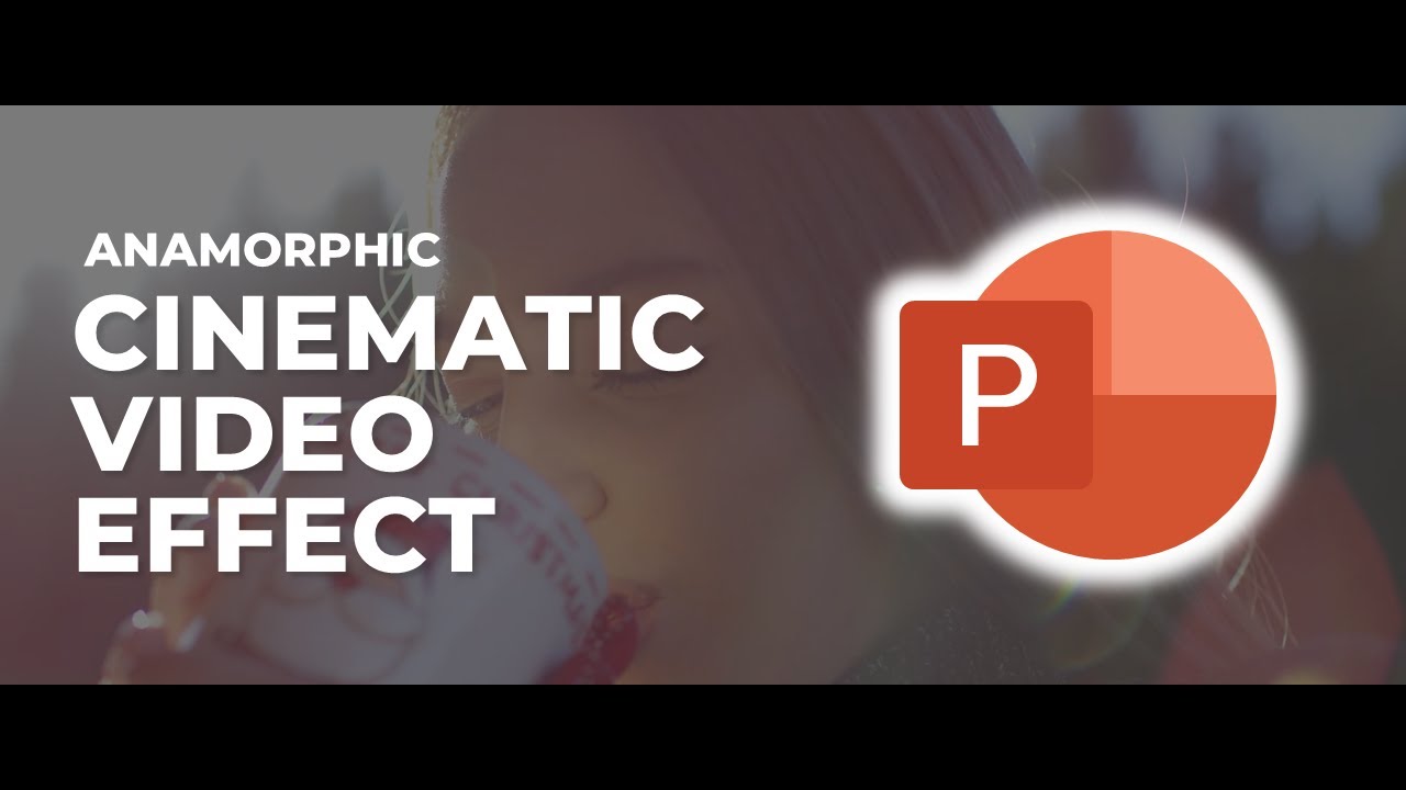 Add Anamorphic bars to make a cinematic video in PowerPoint. A simple 5 ...
