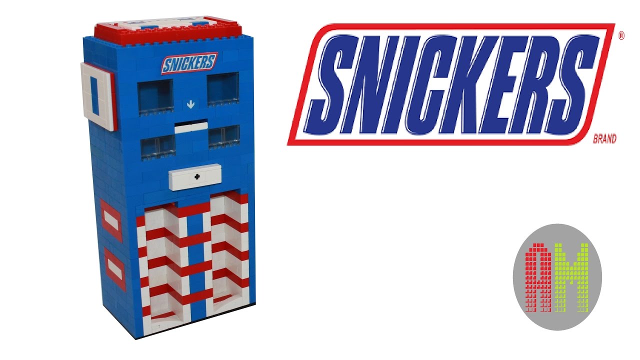 LEGO Snickers Machine - YouTube
