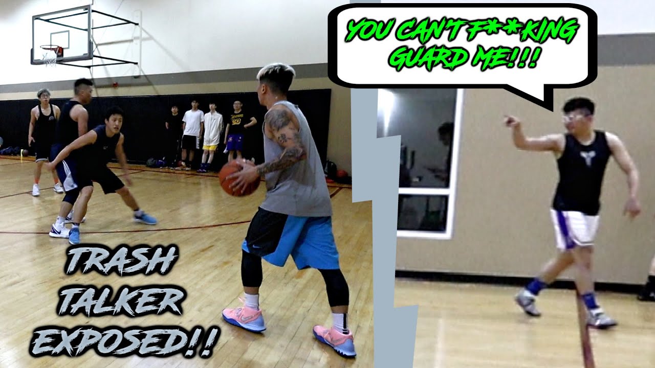 Intense TRASH TALKING Fight 5v5 Basketball!! - YouTube