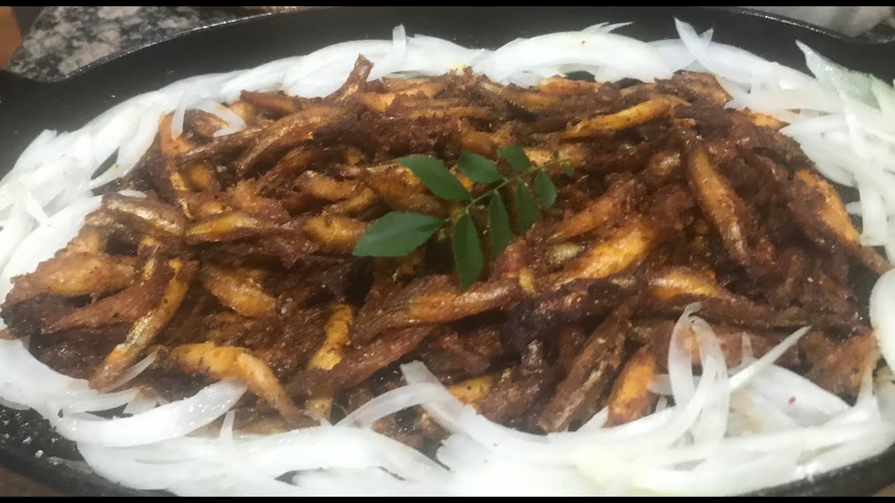Netholi Fry | Chooda Fry | Anchovy Fry | Kerala Recipe - YouTube