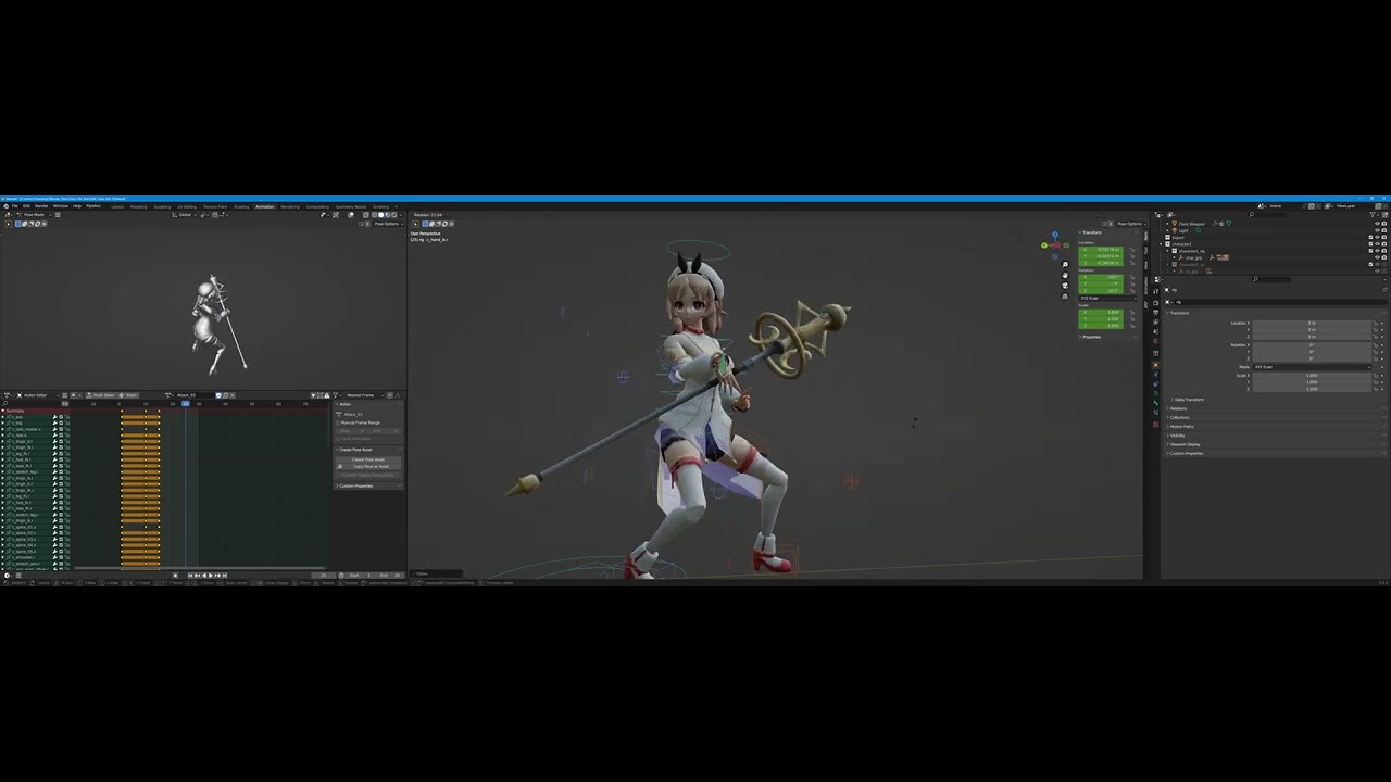 【3D CG Tools】Root Motion Animation with Custom Bone using Auto-Rig Pro ...