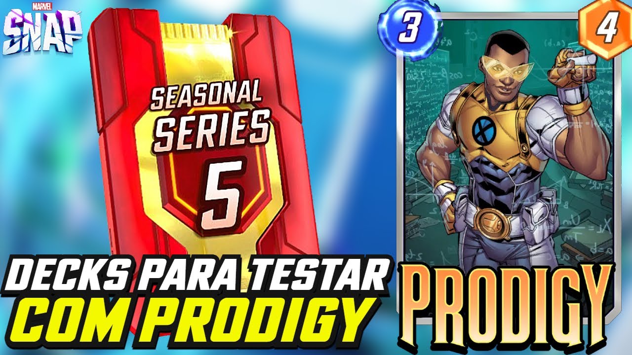 DECKS com PRODIGY para testar no PRIMEIRO DIA! | Marvel Snap - YouTube