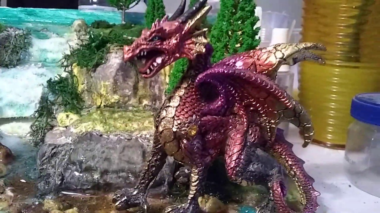 My Dragon Diorama - YouTube