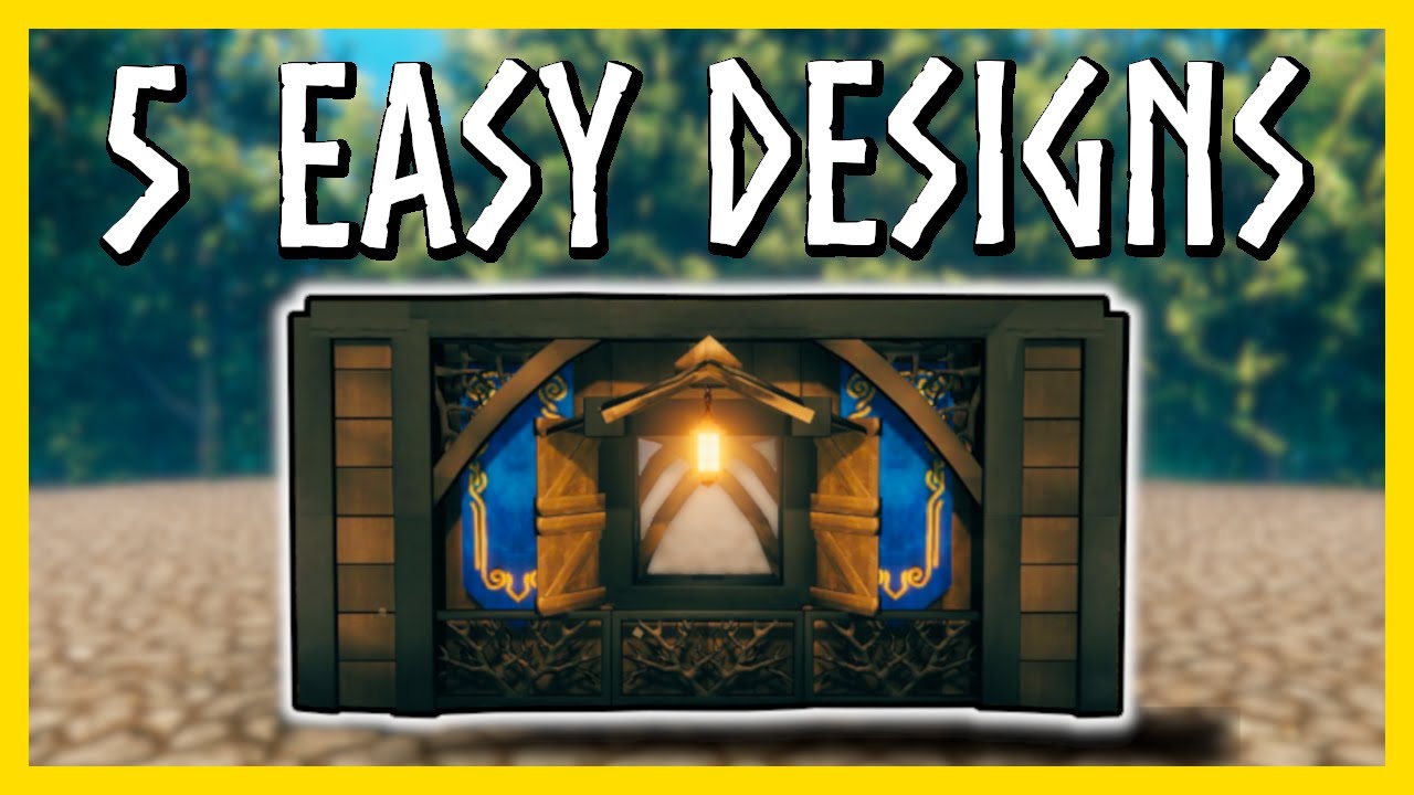 5 Window Designs That You Need To Know | Valheim - YouTube