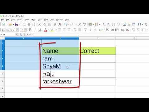 Proper formula in Libre calc@COMPUTEREXCELSOLUTION - YouTube