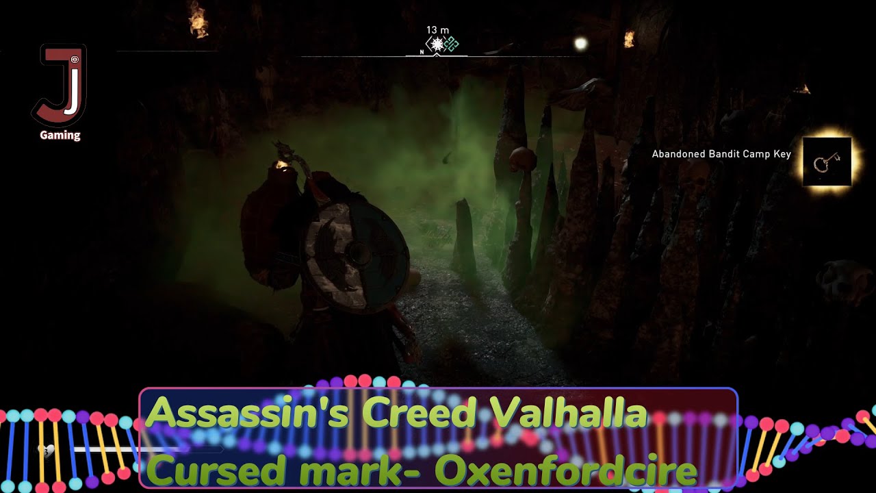 Assassins Creed Valhalla cursed mark north of Linford Oxenefordscire ...