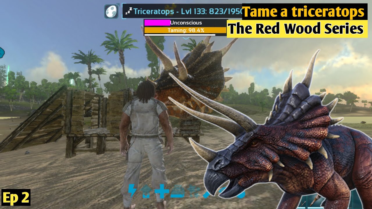 Ark servival evolved || The Red Wood Series ep2 Ark mobile - YouTube