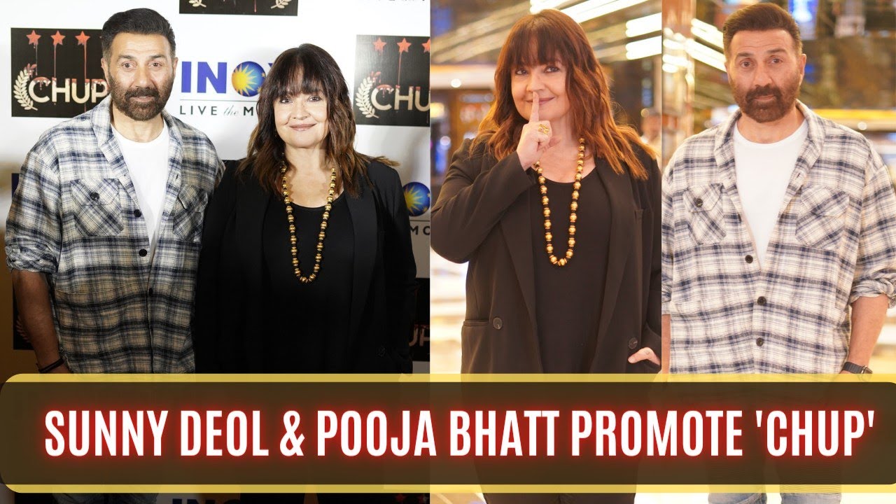 Sunny Deol and Pooja Bhatt Arrive At INOX Inorbit To Promote Their Film ...