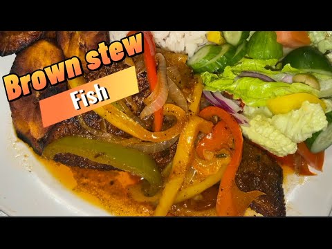 How to Make Brown Stew Snapper Fish (Jamaican Style the best ) - YouTube