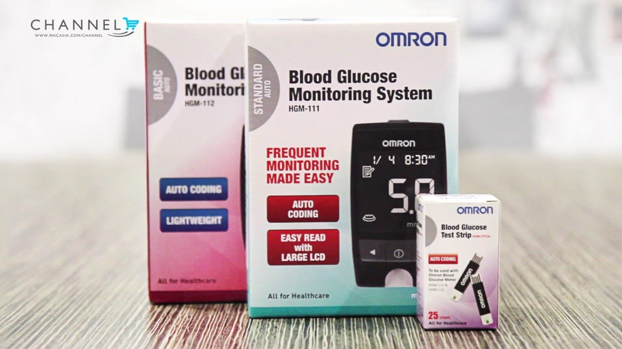 How to use Omron Glucometer - YouTube
